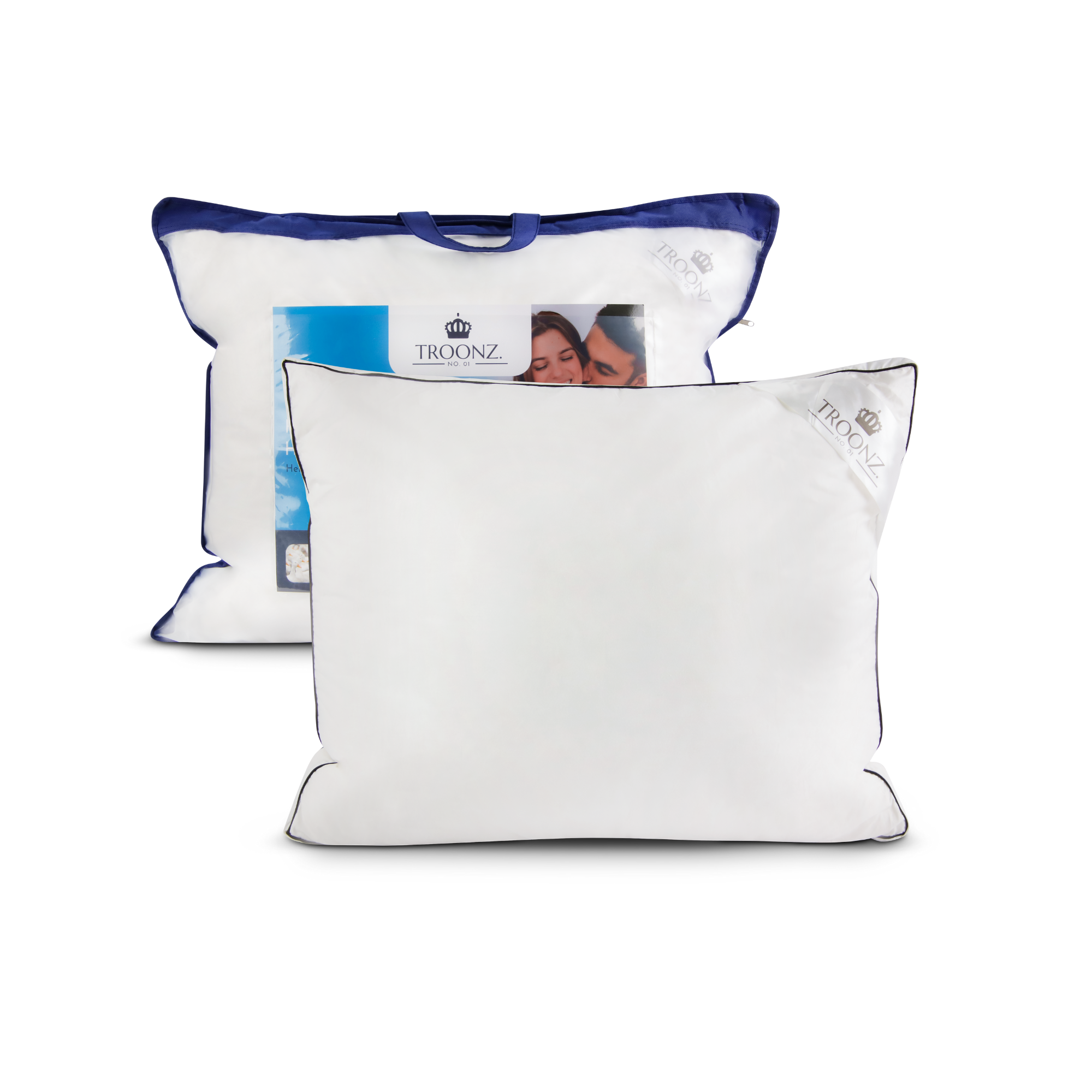 Troonz® Hoofdkussen Four dons | 60 x 70 cm | Nekklachten Veder Zacht ...